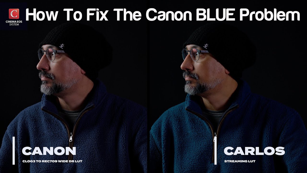 How to FIX the Canon Blue Problem? R5C, R5, C70, C500 MK2, C300 MK3 ...