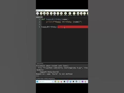 Daily Python Debug Challenge EP8 Part 2 of 2. #coding#programming #computerscience#python# ...