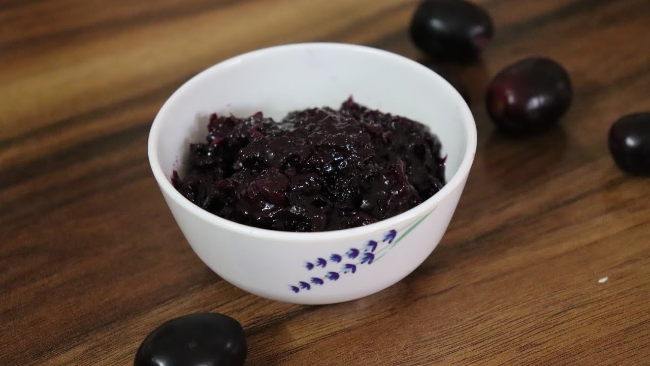 4 Ingredients Jamun Jam || Indian BlackBerry Jam || Homemade Jam Recipe ...