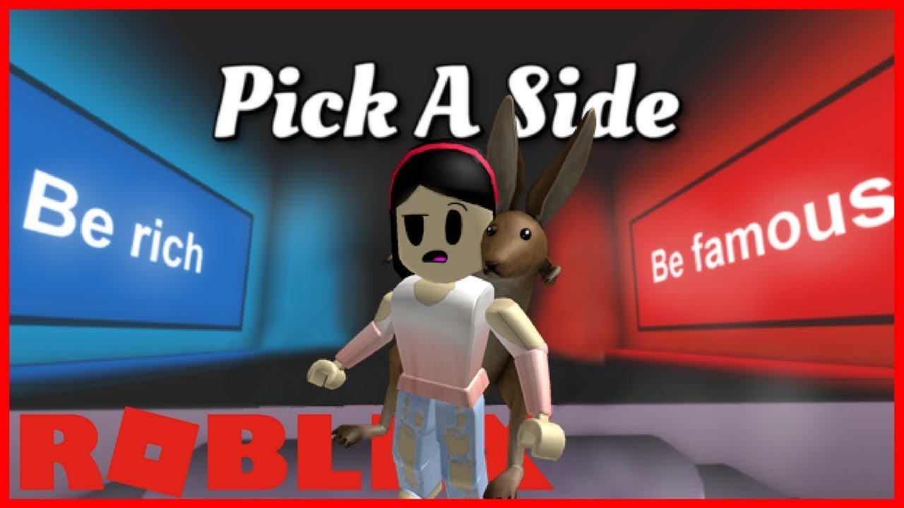 PICK A SIDE ROBLOX - YouTube