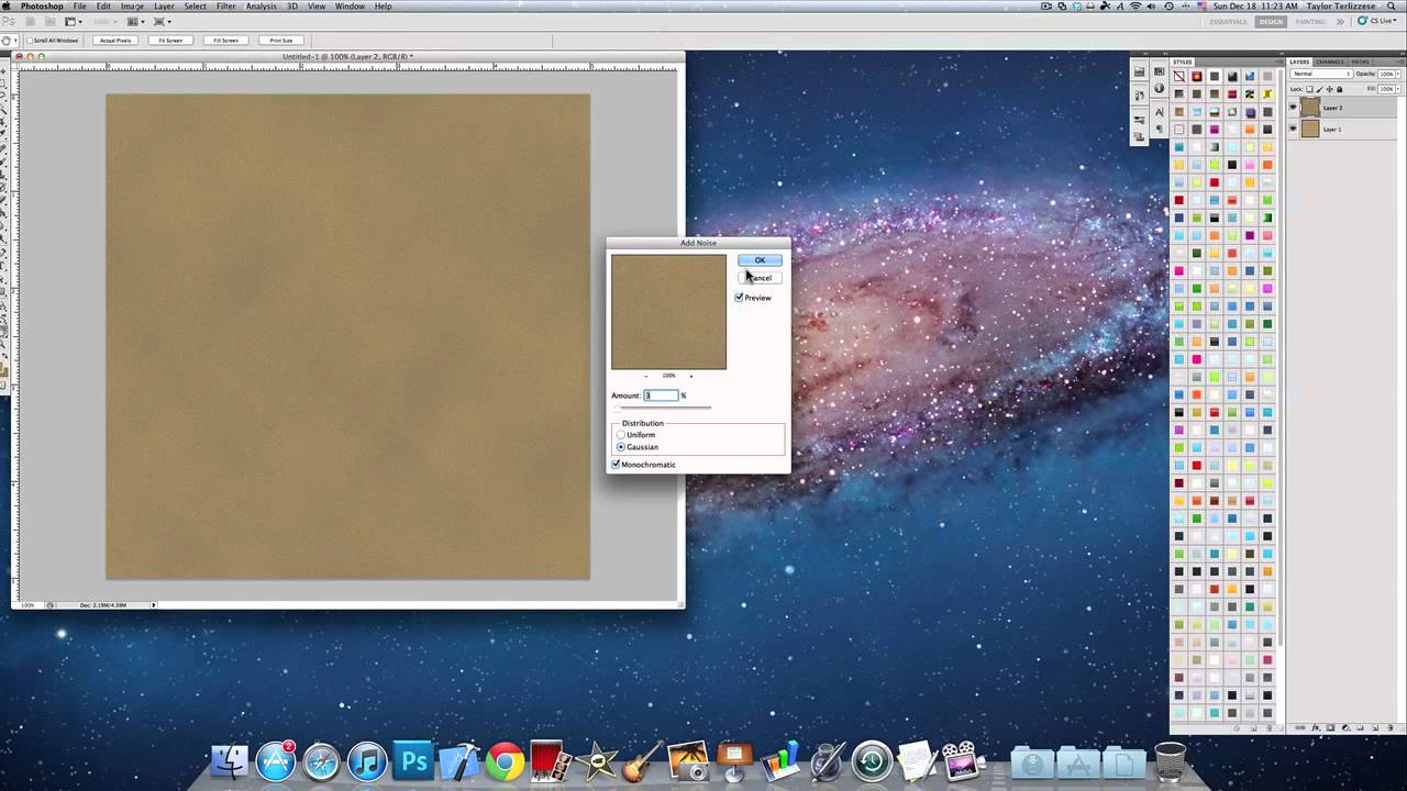 How to make Cardboard in Adobe Photoshop - YouTube