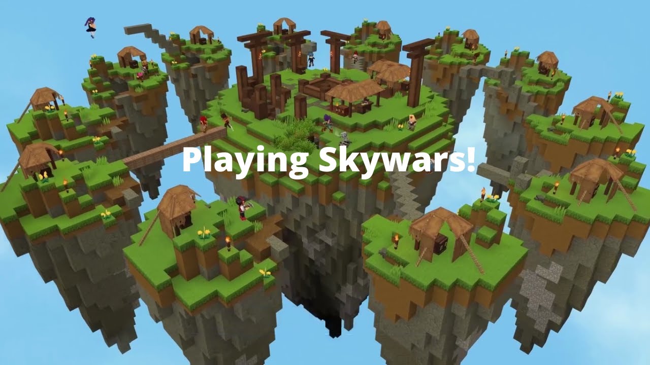 Playing Ranked Skywars! - YouTube