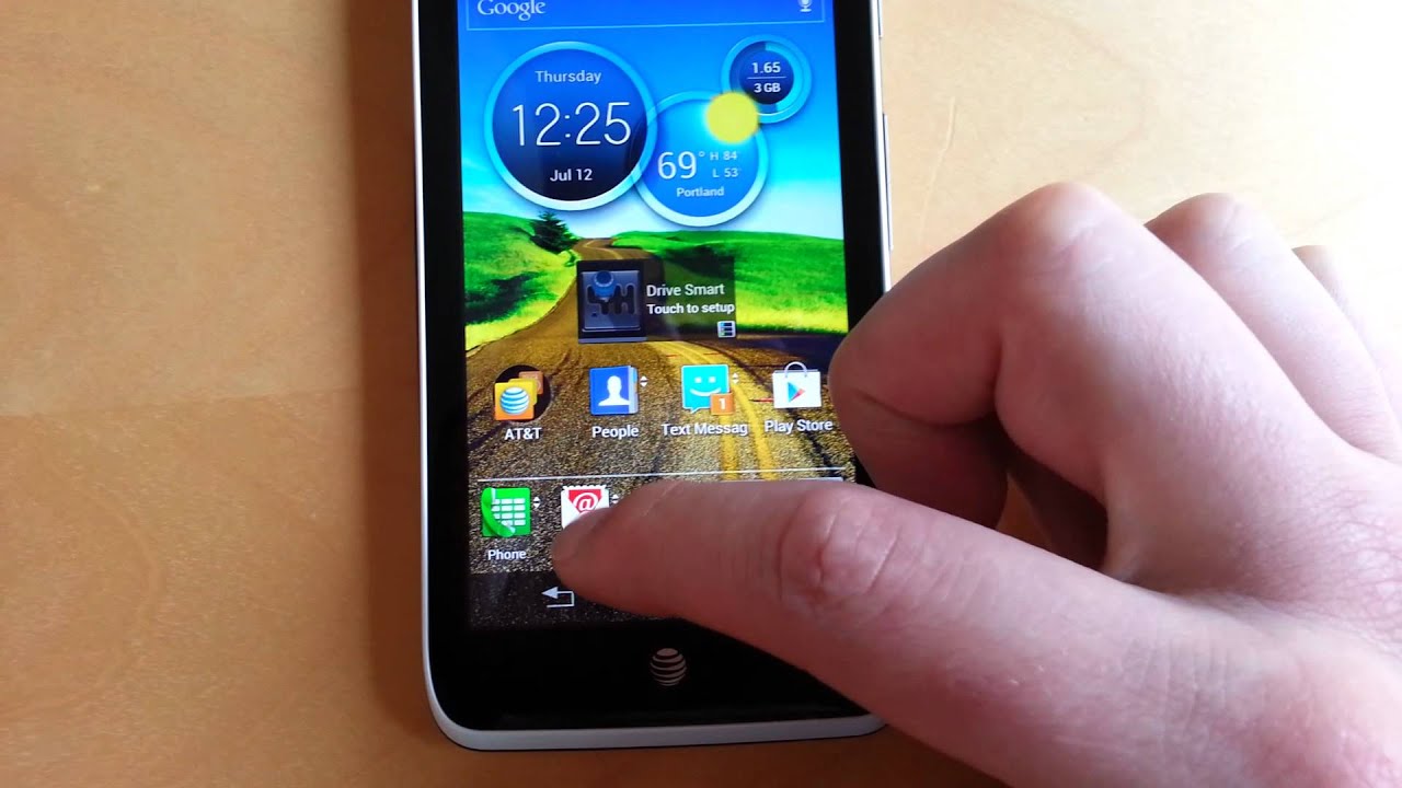 Motorola Atrix HD: Live Icons and New Clock Widget - YouTube