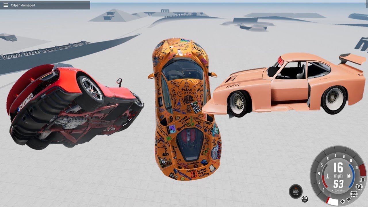 BeamNG.drive Random Race | Car Racing | Car Stunts | BeamNG.drive ...