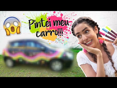 OLHA A ARTE QUE EU FIZ NO MEU CARRO! 😱FICOU MUITO FOFO! E AGORA?! Paula Stephânia
