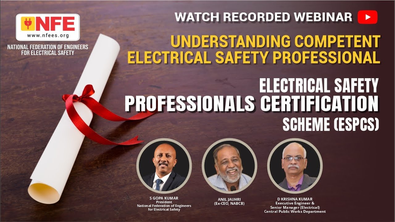 Understanding Electrical Safety Professionals Certification Scheme ...