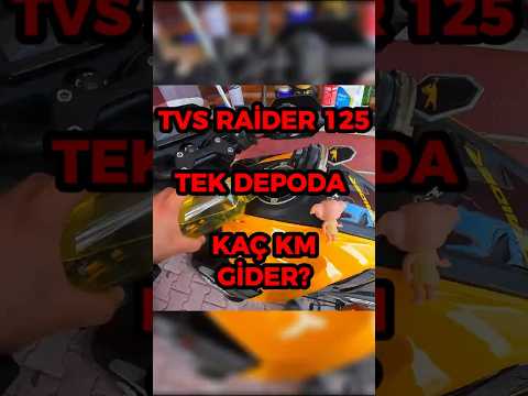 🔱TVS RAİDER 125🔱TEK DEPO KAÇ KM GİDER❓UZUN YOL PERFORMANSI🤔 #shorts #motovlog #tvs