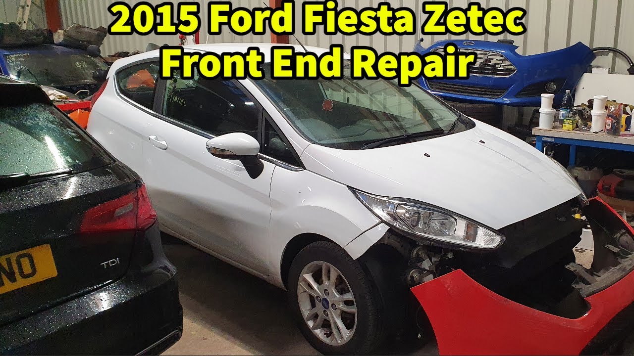 2015 Fiesta Zetec Front End Smash - I Love These Simple Salvage Repairs ...