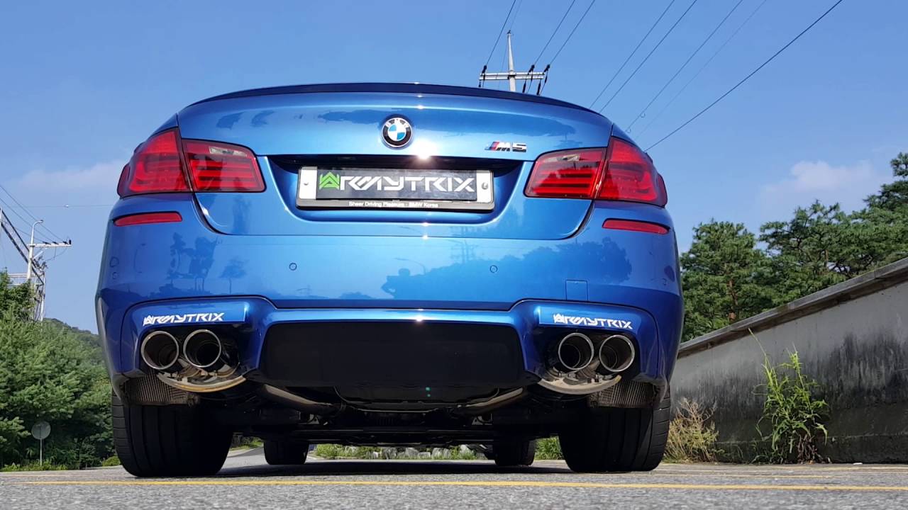 BMW F10 M5 w/ Armytrix Full Turbo-Back Valvetronic Exhaust - Revs ...