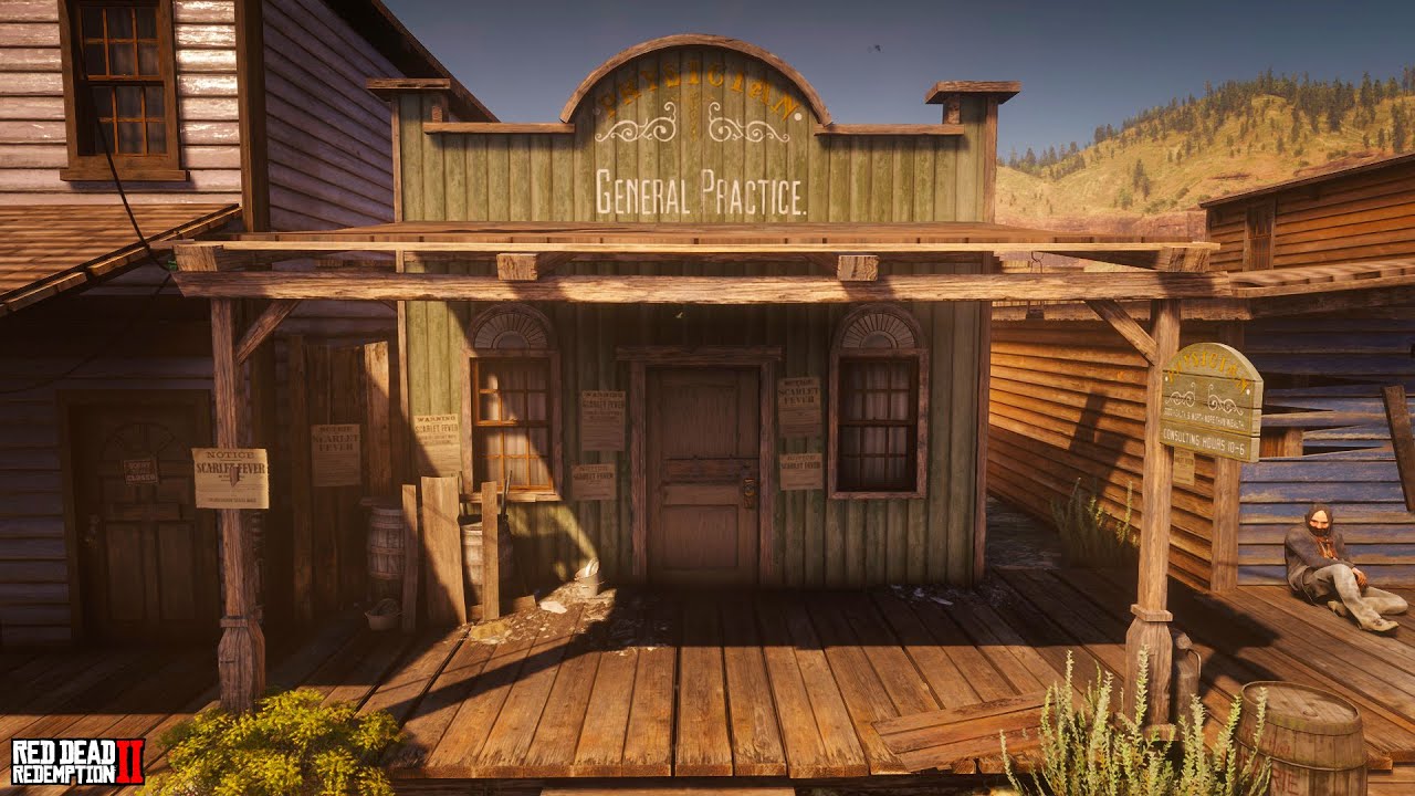 Armadillo Doctor's Office Interior | RDR2 - YouTube