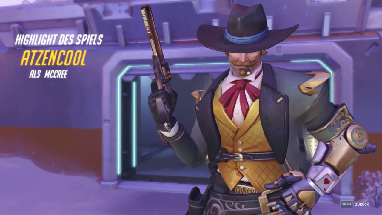 [Overwatch] McCree Highlights - YouTube