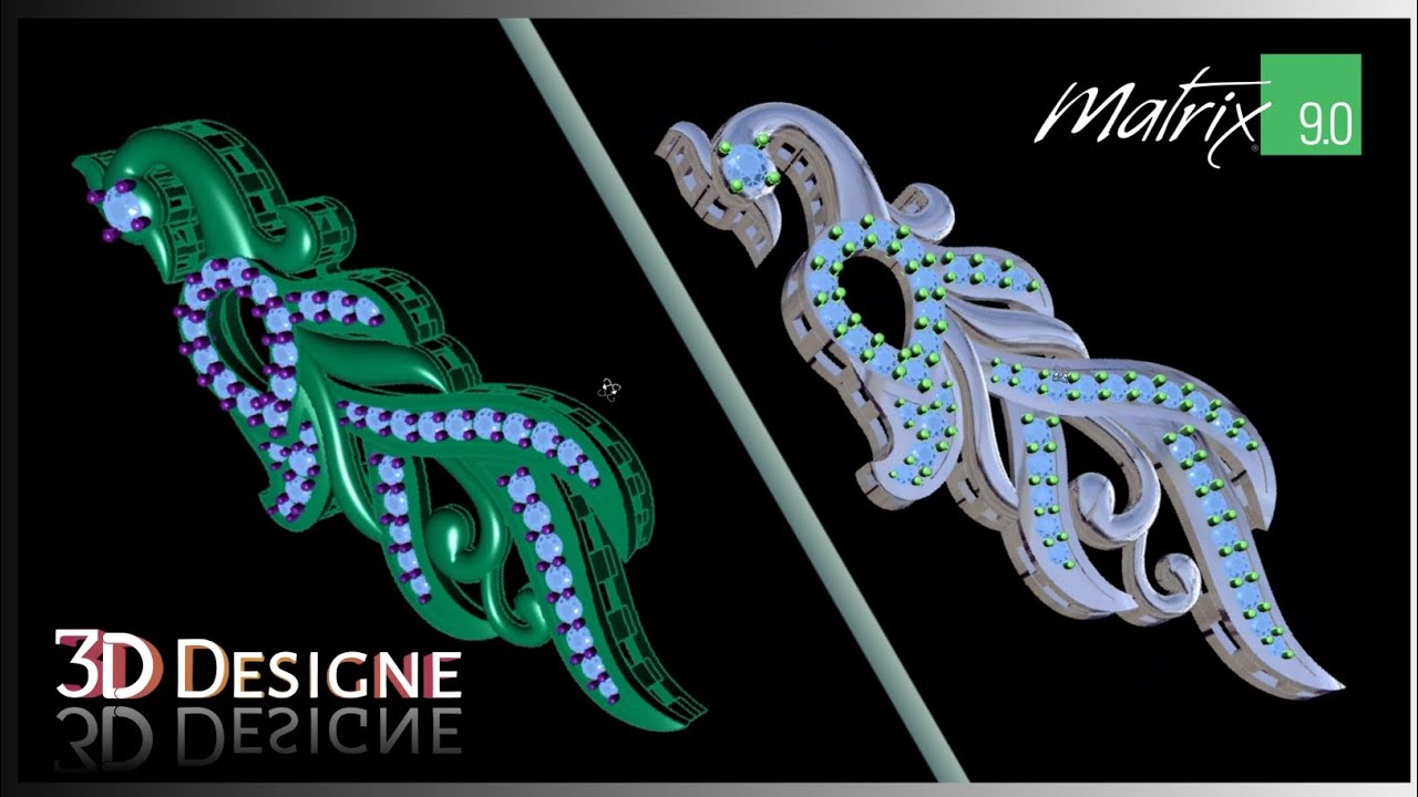 Peacoke Penden Gold in #Matrix9.0 #3dModeling_CAD by Biswarup Adhikari ...