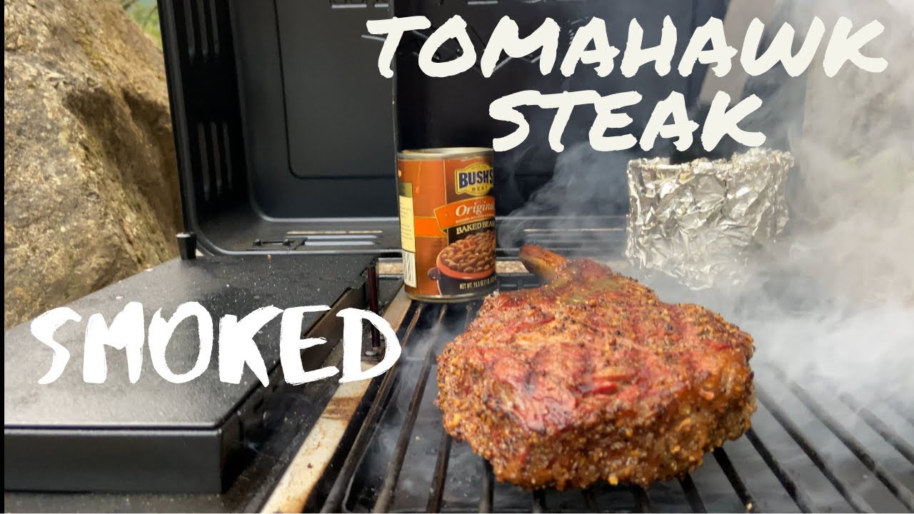 Easy Tomahawk Steak Smoked. You will only need 3 ingredients, olive oil ...