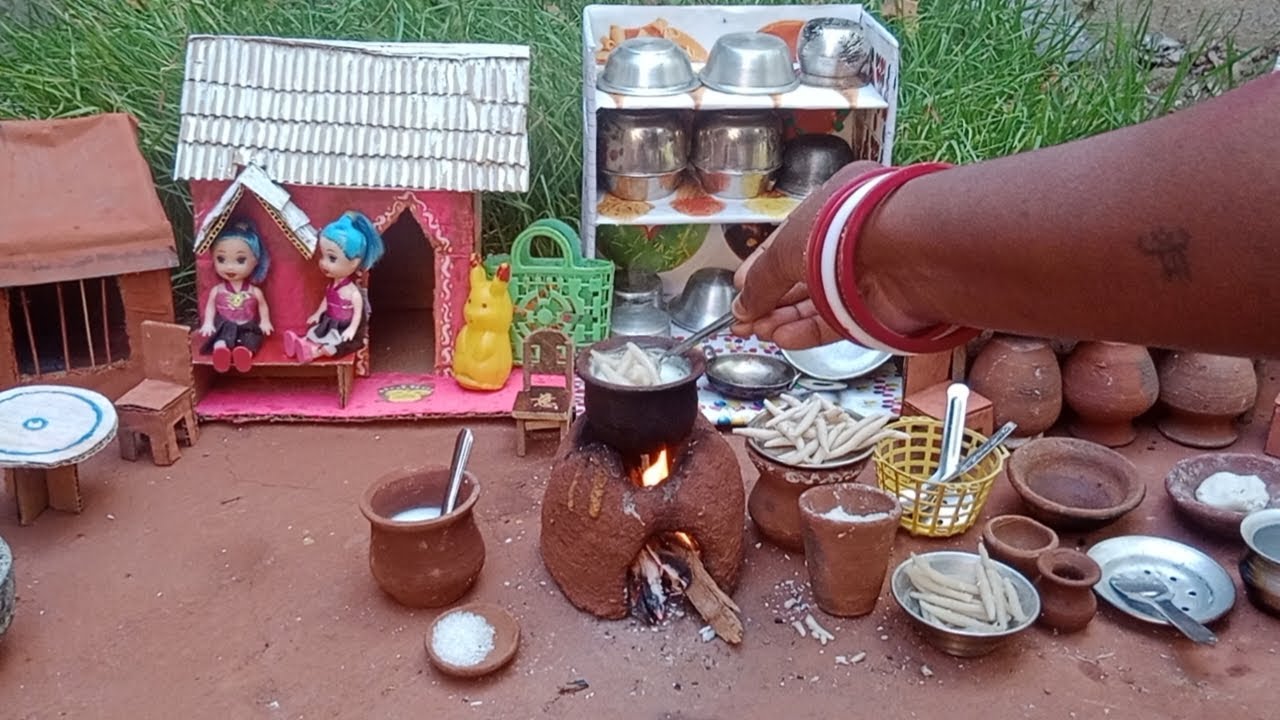 miniature dudh fara | chhattisgarh traditional sweet dish | minicooking ...