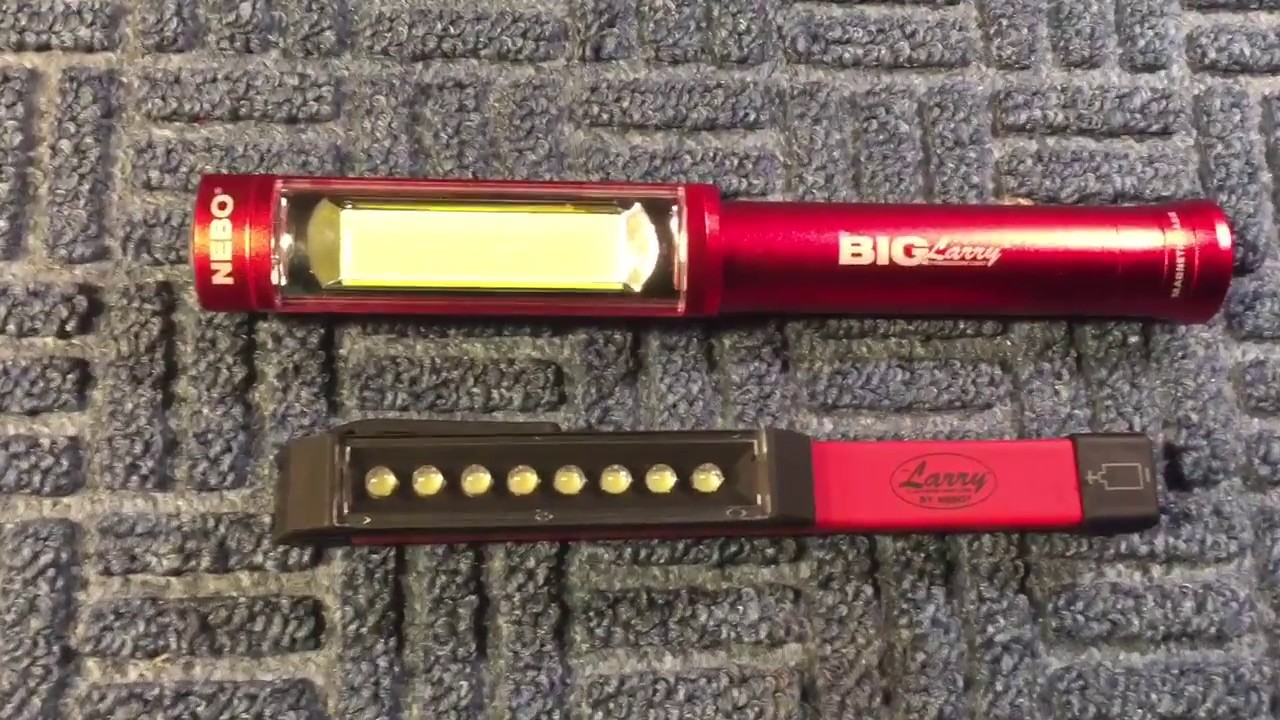 Larry Lite and Big Larry Flashlights... - YouTube