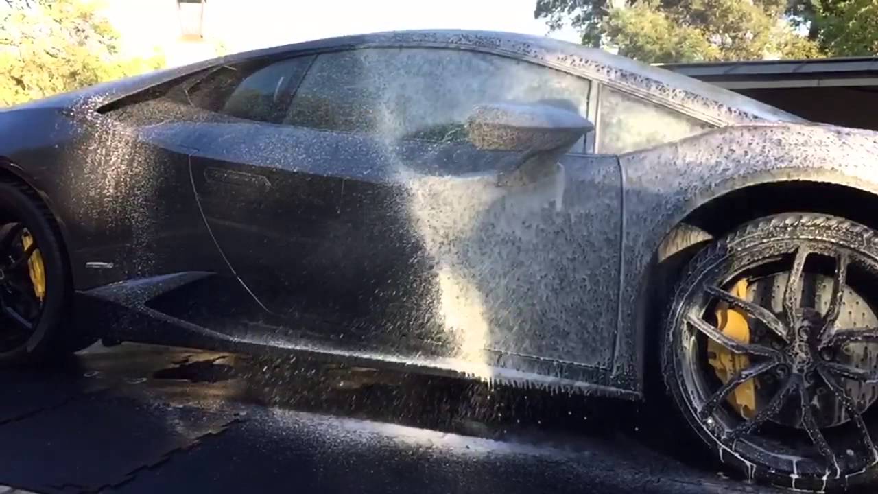 OCDetail Lamborghini Huracan wash - YouTube