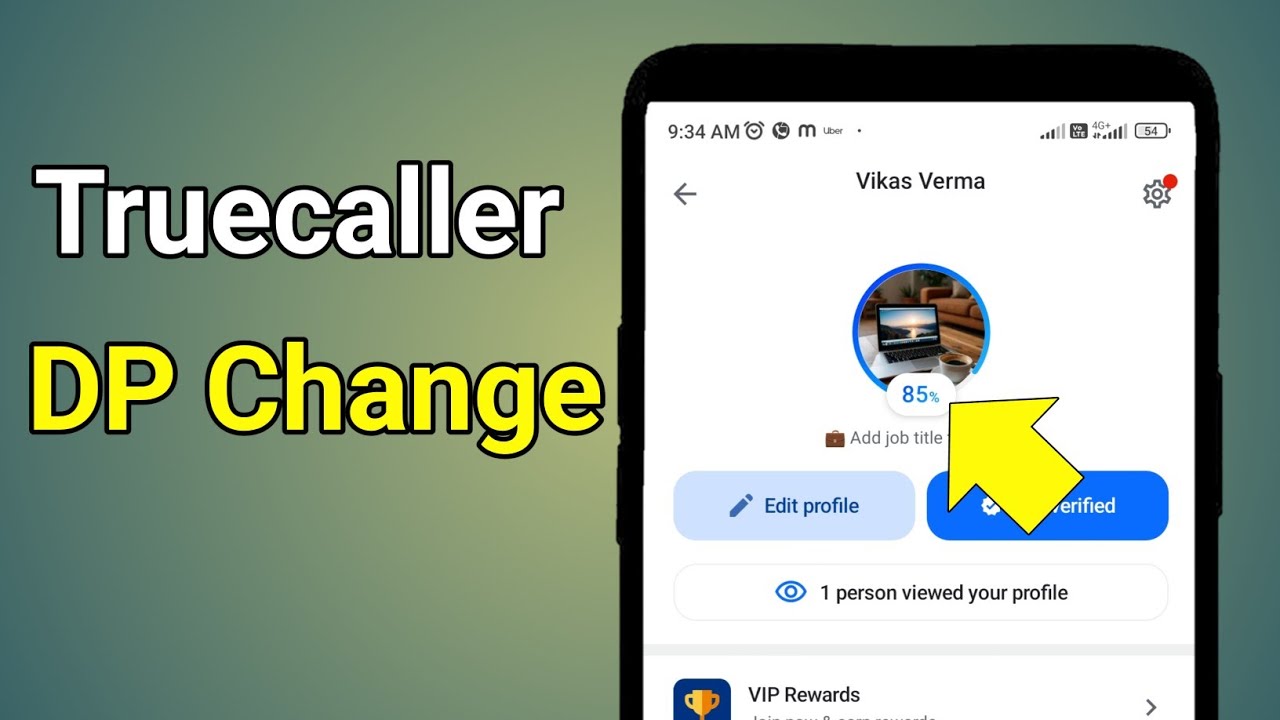 Truecaller Dp Change | How To Change Truecaller Dp | Truecaller Me Dp ...