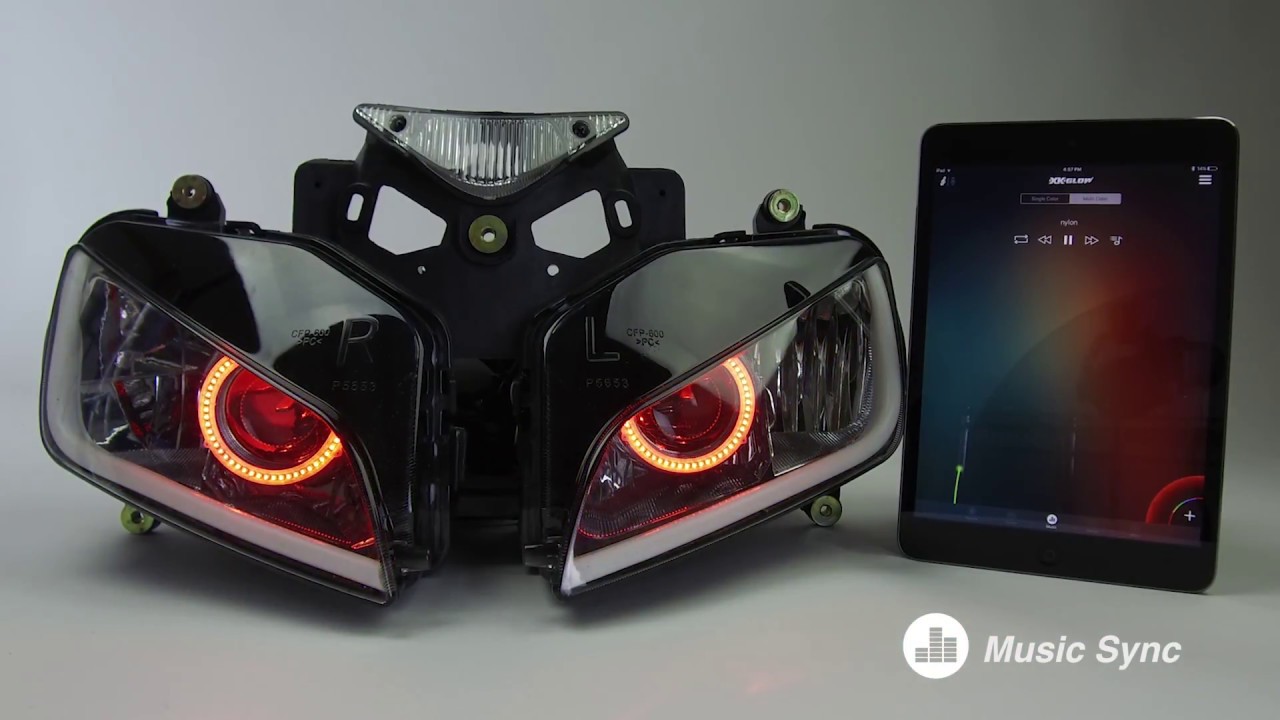 RGB Halo Kit for Car Headlight | XKCHROME App-Controlled | XKGLOW - YouTube