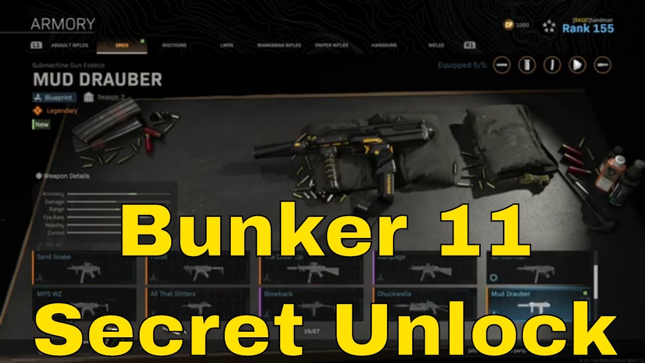 We Entered Bunker 11 and Unlocked The Mud Drauber MP7 Blueprint - Call ...