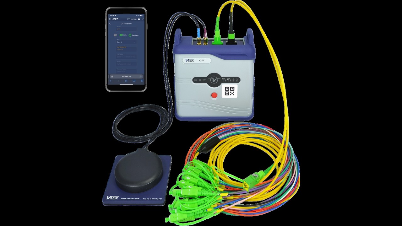 VeEX Optical Test Tool OTT Simplifying Fiber Construction & Maintenance ...