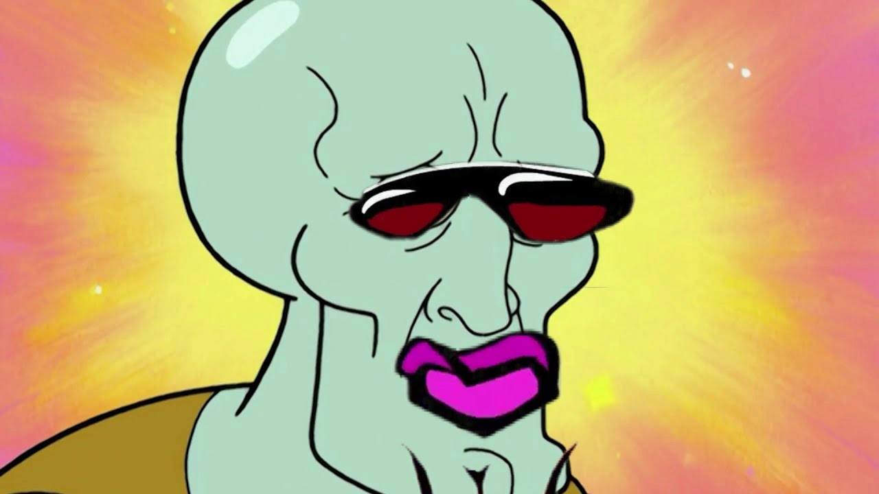 Muscular Squidward turns into Mr. Douchebag - YouTube