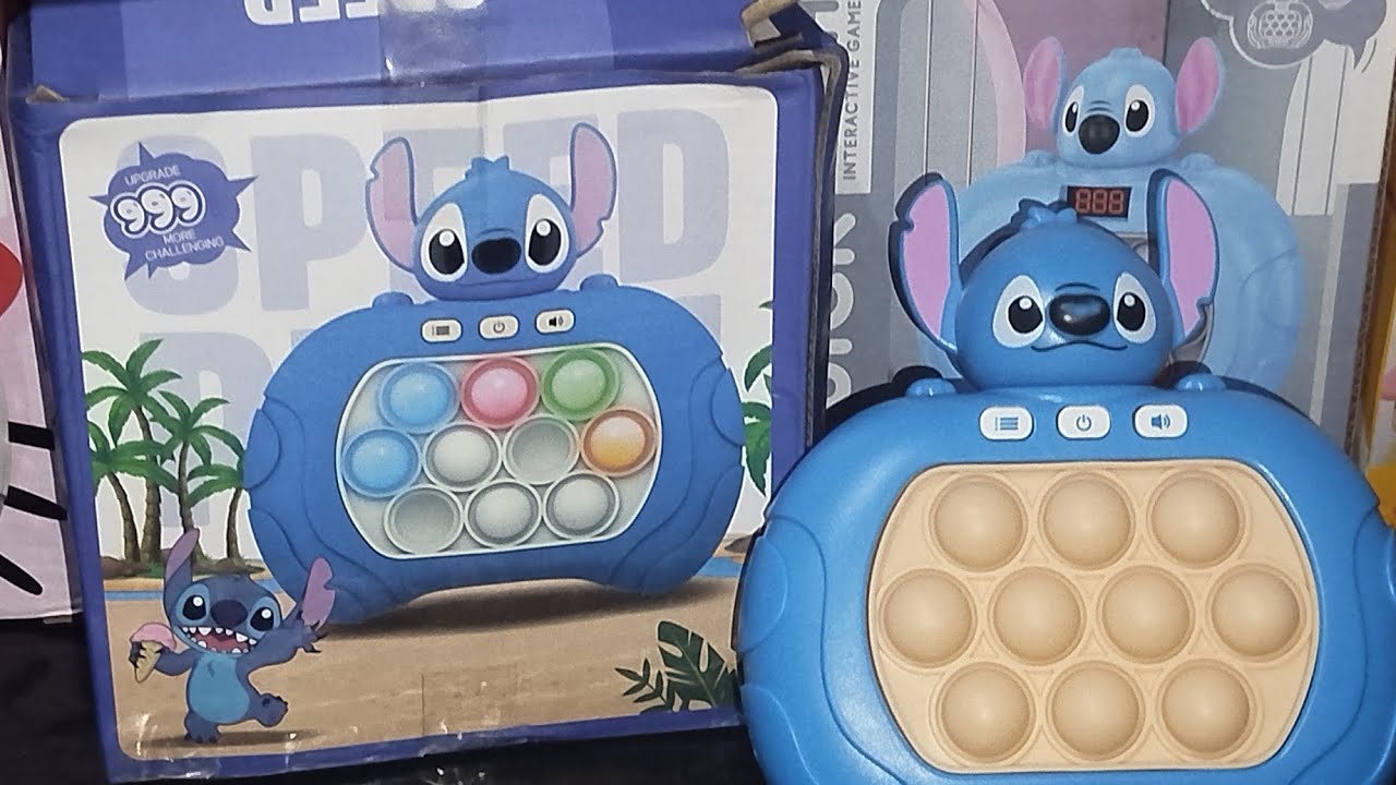 9 Minutes Satisfying with Unboxing Stitch Fast Push Game ASMR - YouTube