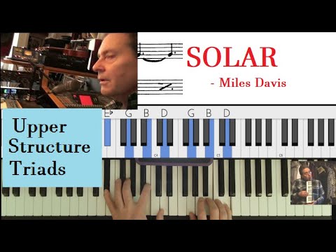 Upper Structure Triads for soloing, 'comping Jazz Piano Tutorial - YouTube