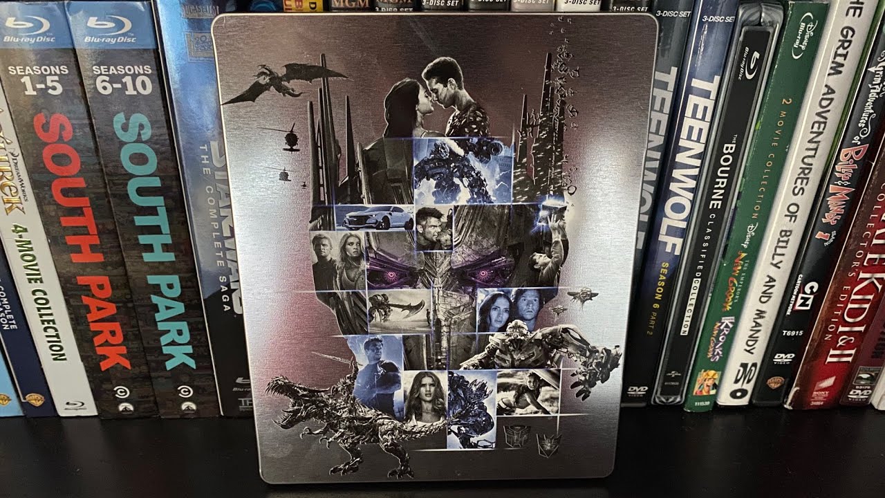 Transformers 5-Movie Collection Blu-Ray Steelbook Unboxing - YouTube