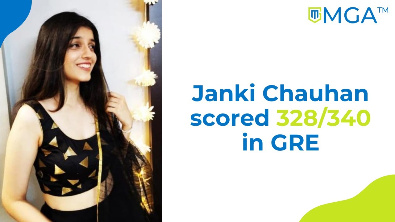 Janki Chauhan score 328/340 in GRE - YouTube