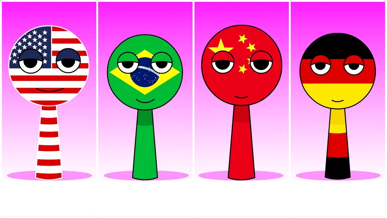 SPRUNKI FLAG MEMES SONG 4X BATTLE - YouTube