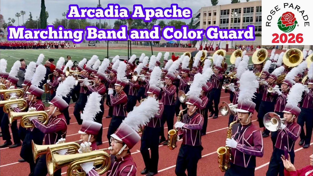 Arcadia Apache Marching Band and Color Guard (Arcadia, California ...