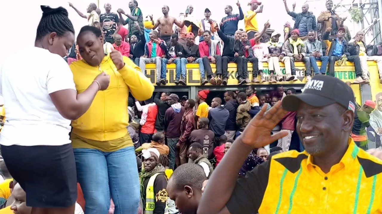 CELEBRATION OF WILLIAM RUTO THE 5th after the supreme court ruling ...