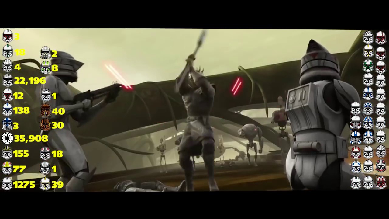 Reacting to the Star Wars Saga Clone Death Count - YouTube