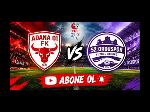 Adana 01 fk - 52 Orduspor Maçı #ordu #Orduspor #adana 