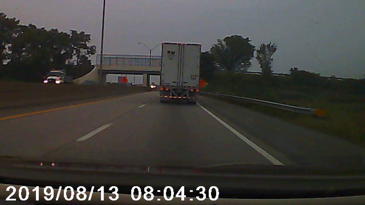 Aug 8th 2019 Truck Hits sign - YouTube