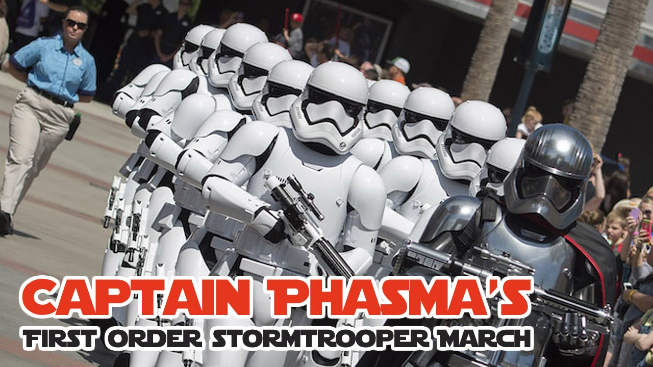 Captain Phasma's First Order Stormtrooper March @ Hollywood Studios ...