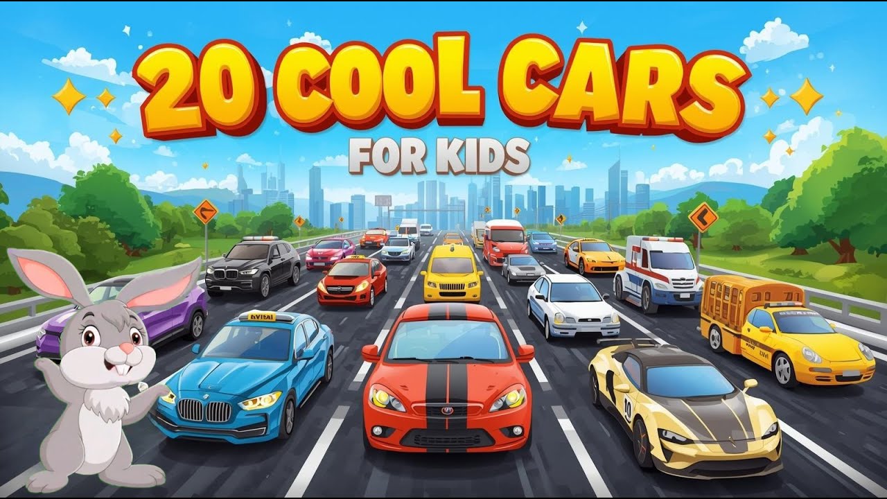 20 Cool Types of Cars for Kids | Learn About Cars | #fun #education # ...