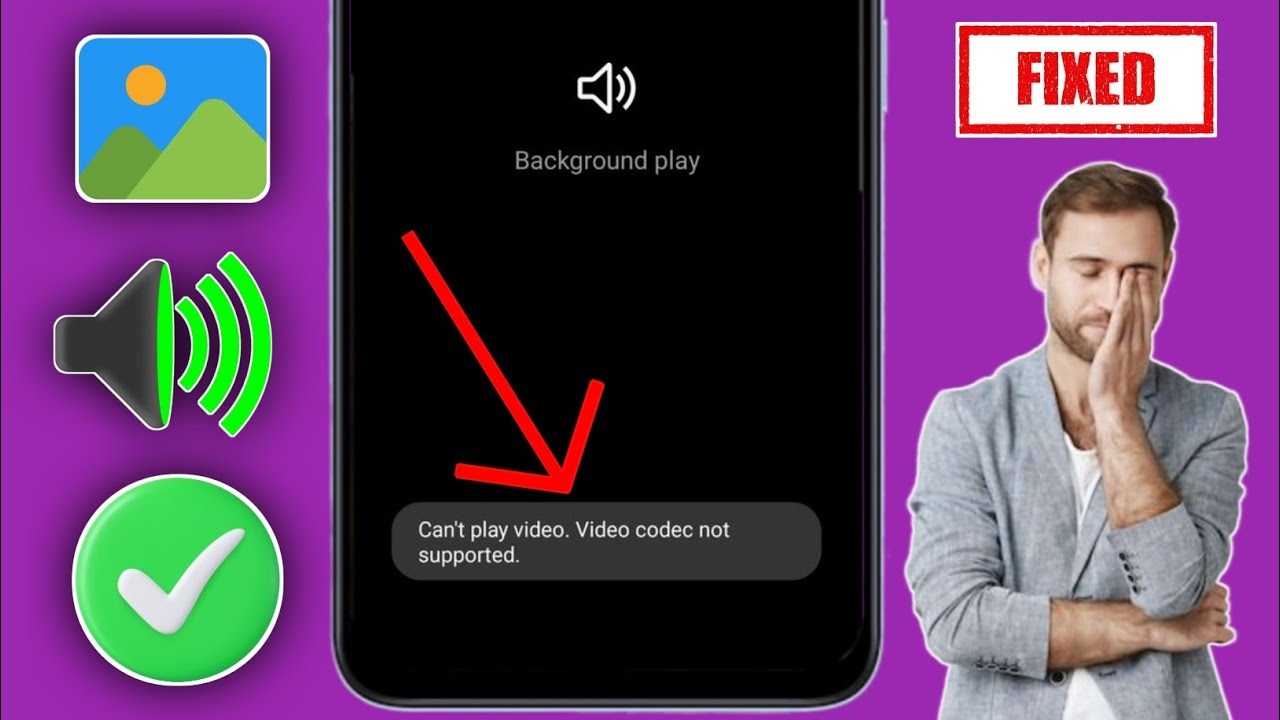 Cómo solucionar el problema No se puede reproducir el video. El códec de video no es compatible ...
