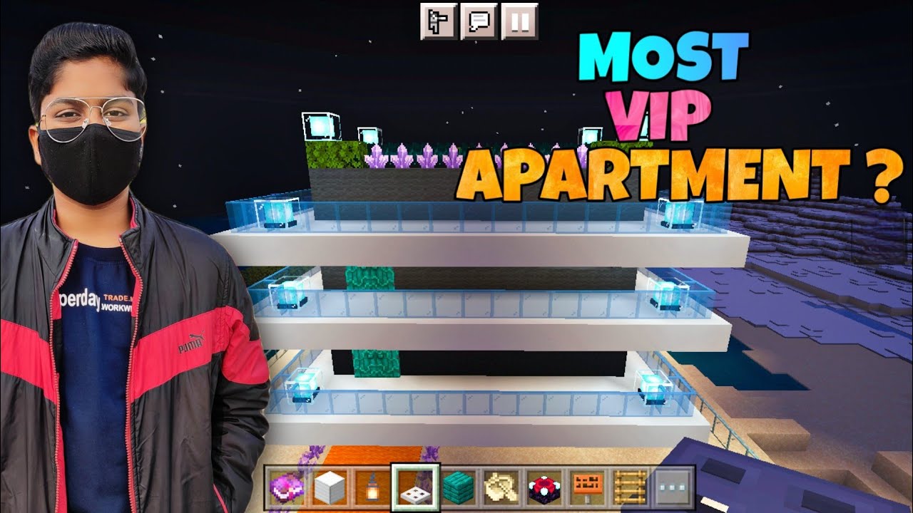 I BUILT MOST VIP APARTMENT IN MINECRAFT ? - YouTube