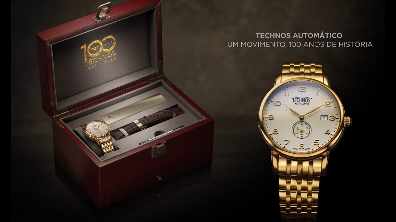 Technos 100 anos - Automático 1924 - YouTube