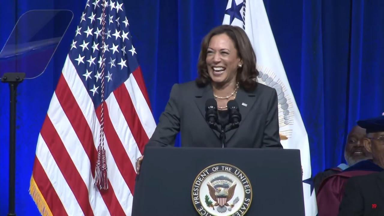 Kamala Laughing and Laughing and Laughing - YouTube