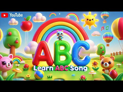 Fun ABC Song for Kids | Learn Alphabet with Colorful Visuals 🎵 - YouTube