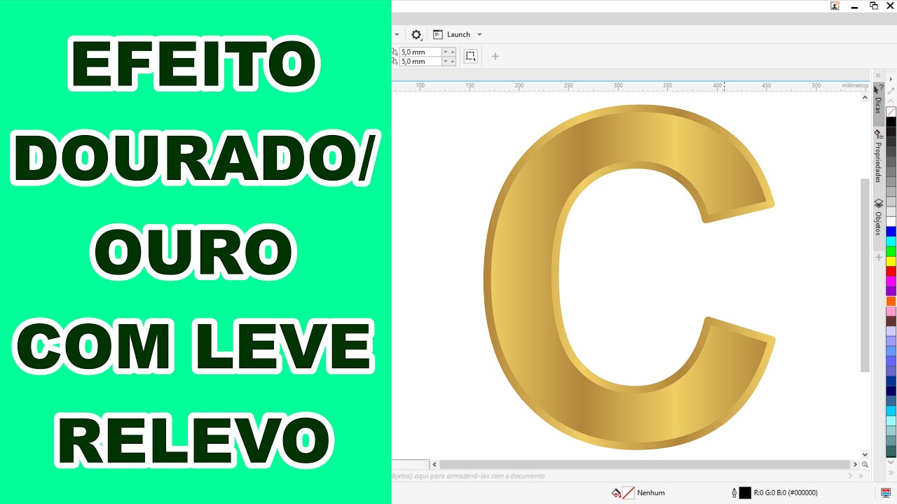 Codigo De Cores Ouro Photoshop Adobe Illustrator Efeito Dourado No