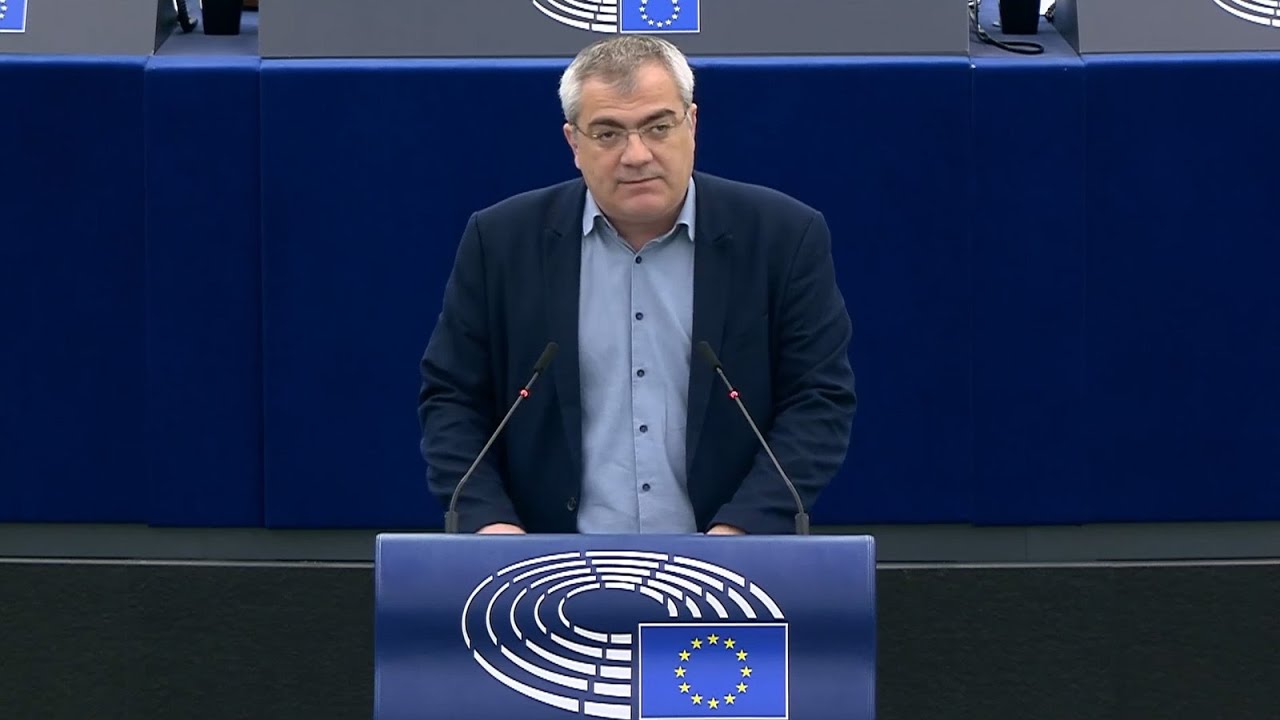 Παρέμβαση του Κ. Παπαδάκη στο Ευρωκοινοβούλιο - YouTube