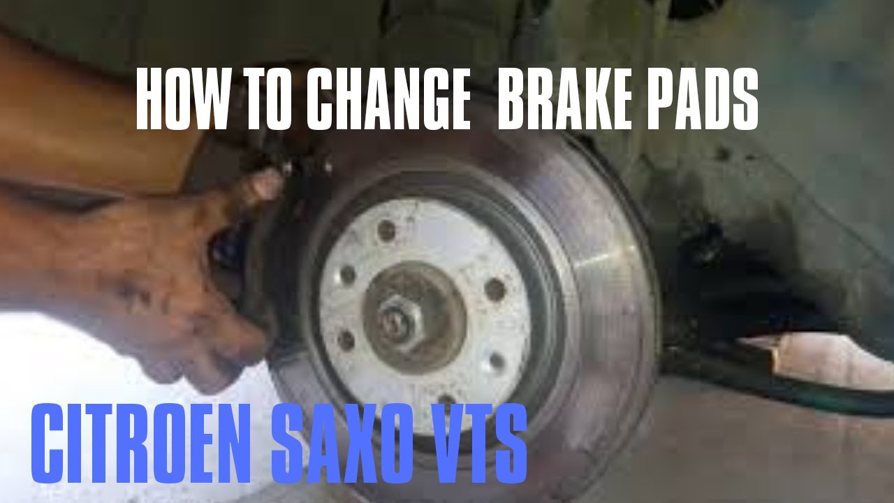 HOW TO CHANGE BRAKE PADS CITROEN SAXO VTS - YouTube