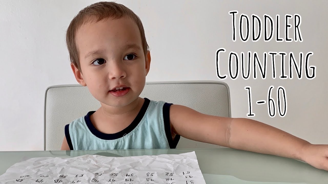 Toddler Counting 1-60 | 2 Years Old | Living In Thailand - YouTube