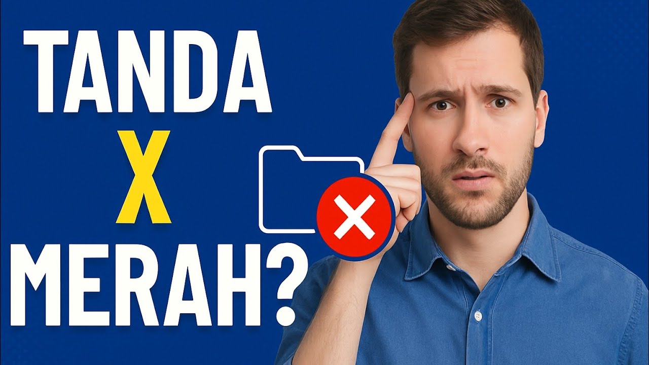 Cara mengatasi tanda X merah pada folder Windows 10 dan 11 #windows ...