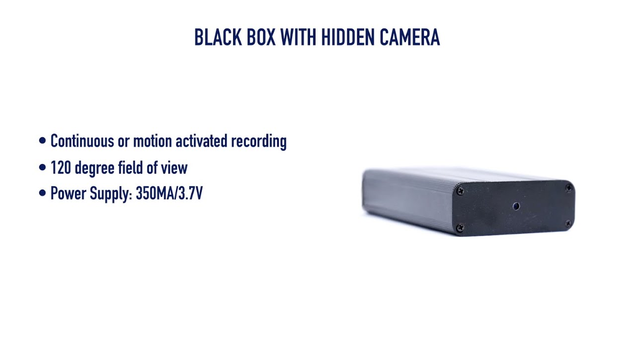 Black Box WiFi Hidden Camera from GadgetsAndGear.com - YouTube
