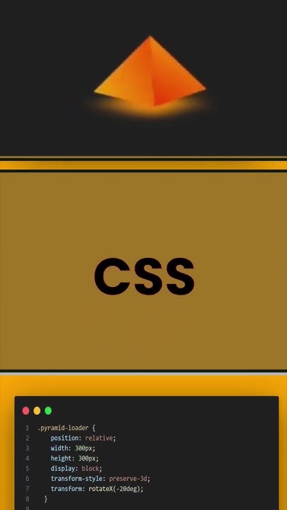 3d Pyramid Css Coding Youtube Youtube