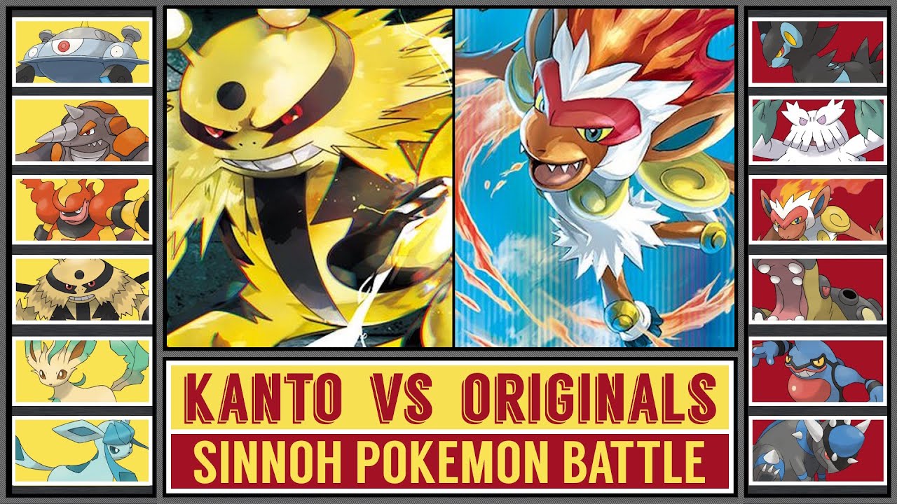 Sinnoh Battle: ORIGINALS vs KANTO - YouTube